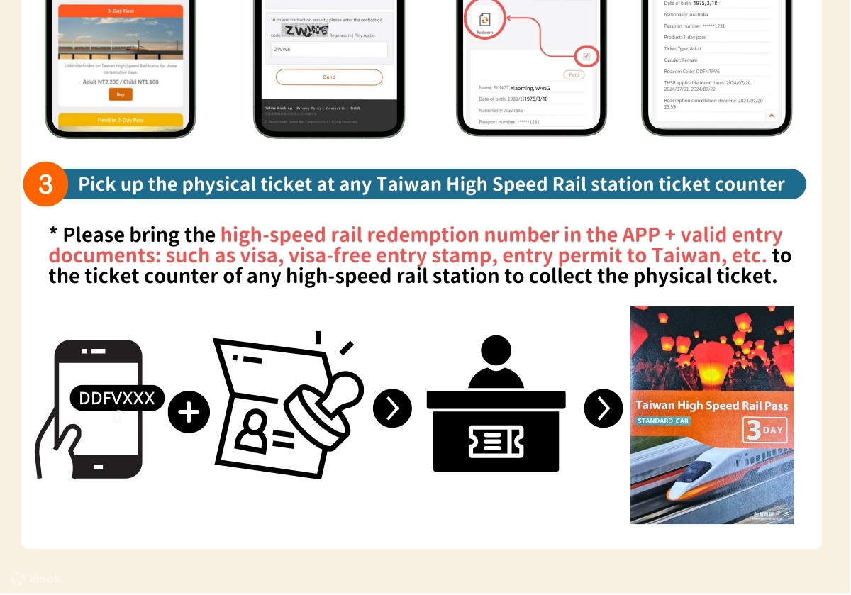 [Taiwan PASS] High Speed Rail + MRT + Taiwan Tourist Shuttle - Klook